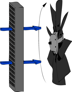 Reversible Fan Center